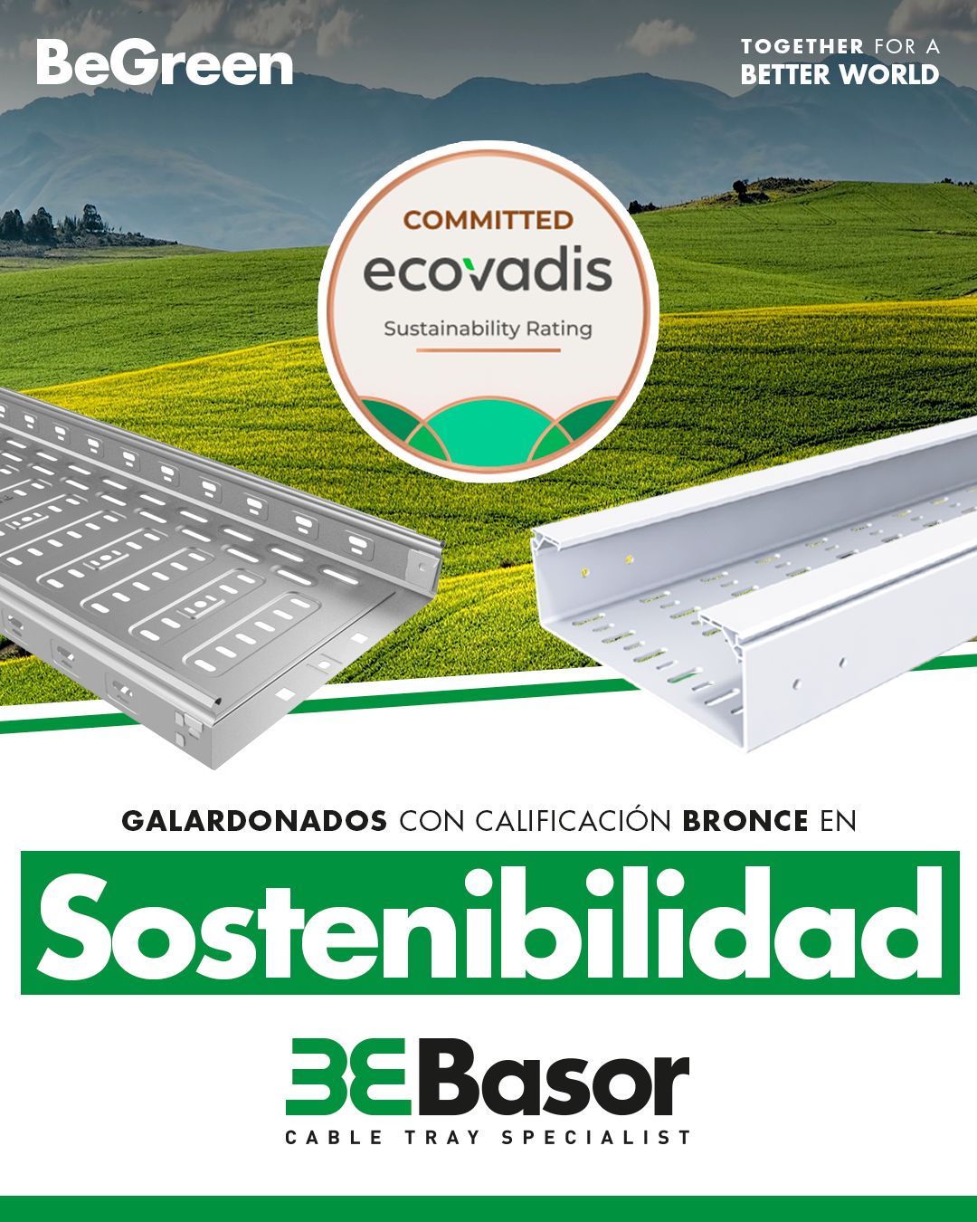 Basor Electric Reconocida por EcoVadis en 2024 - Blog de Basor Electric